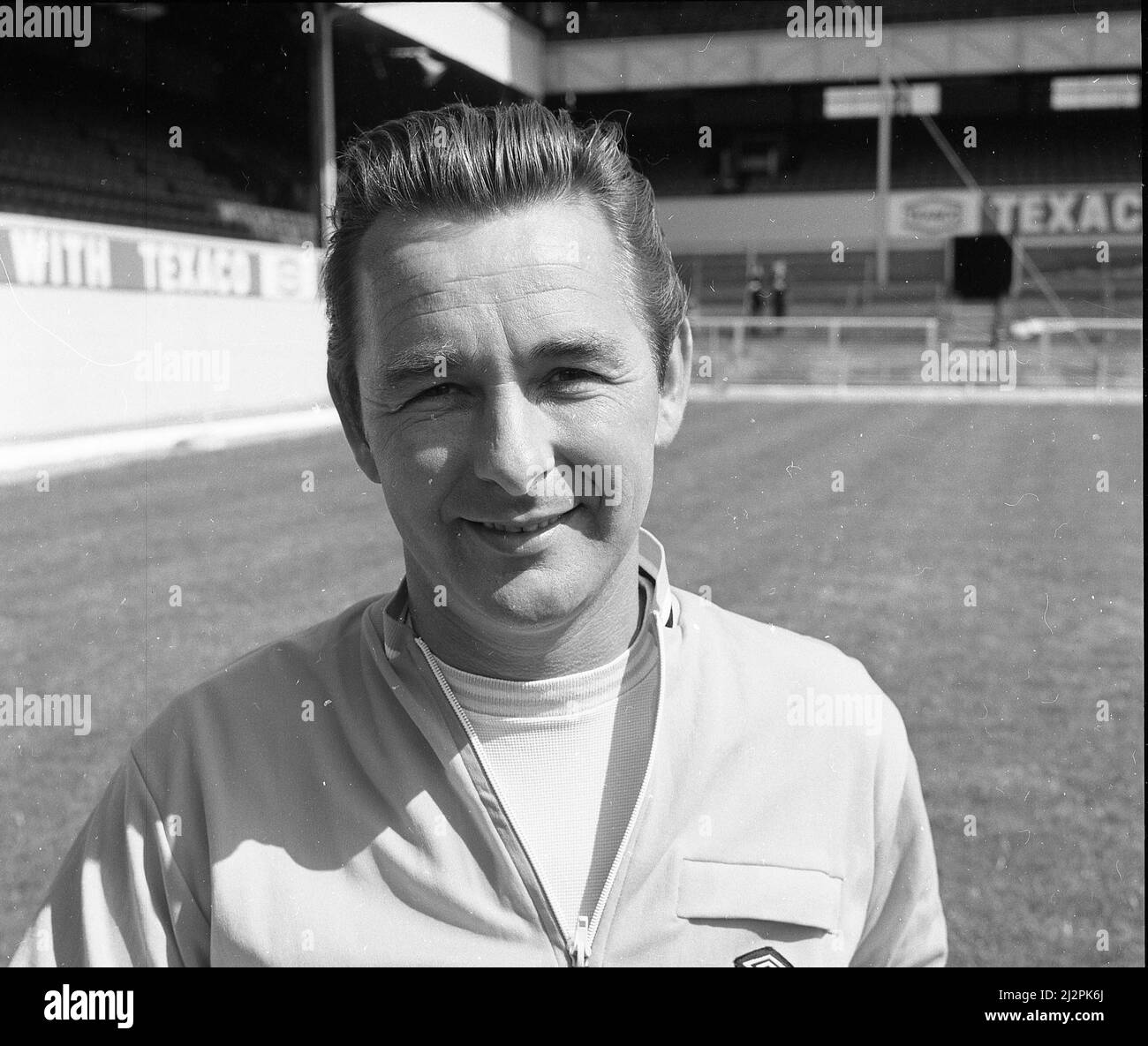 Brian Clough, manager of Derby County, League Champions 1971-72 Stock ...