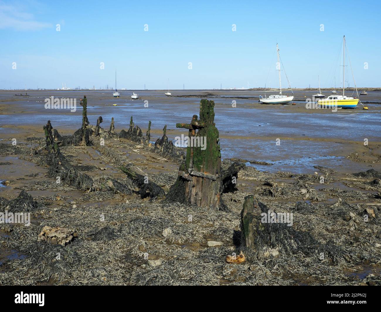 Lower Halstow, village on the River Medway, North Kent, England, UK ...