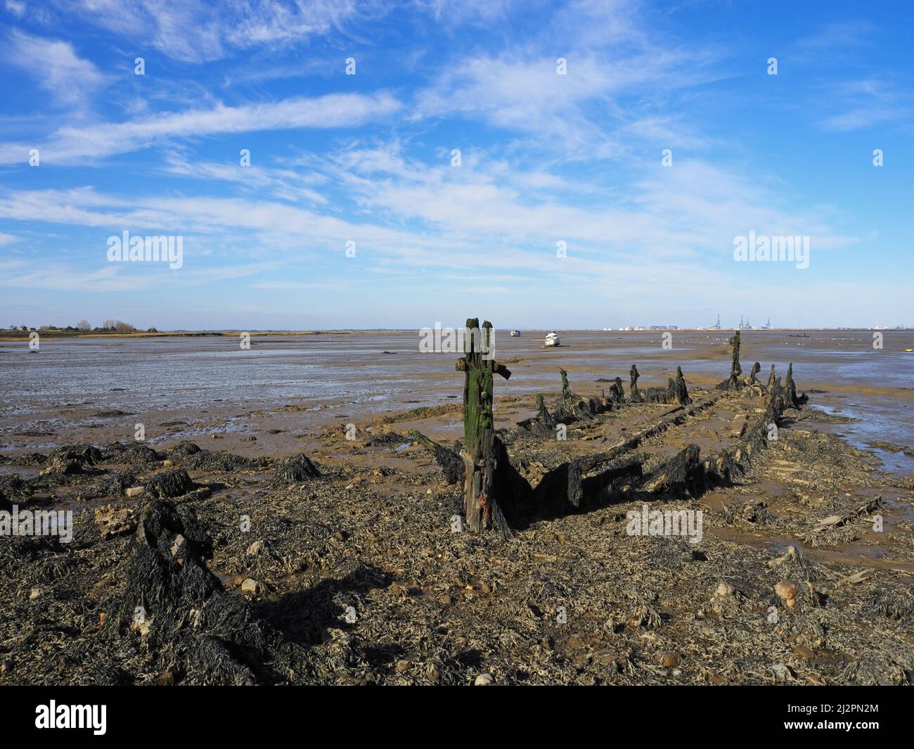 Lower Halstow, village on the River Medway, North Kent, England, UK ...