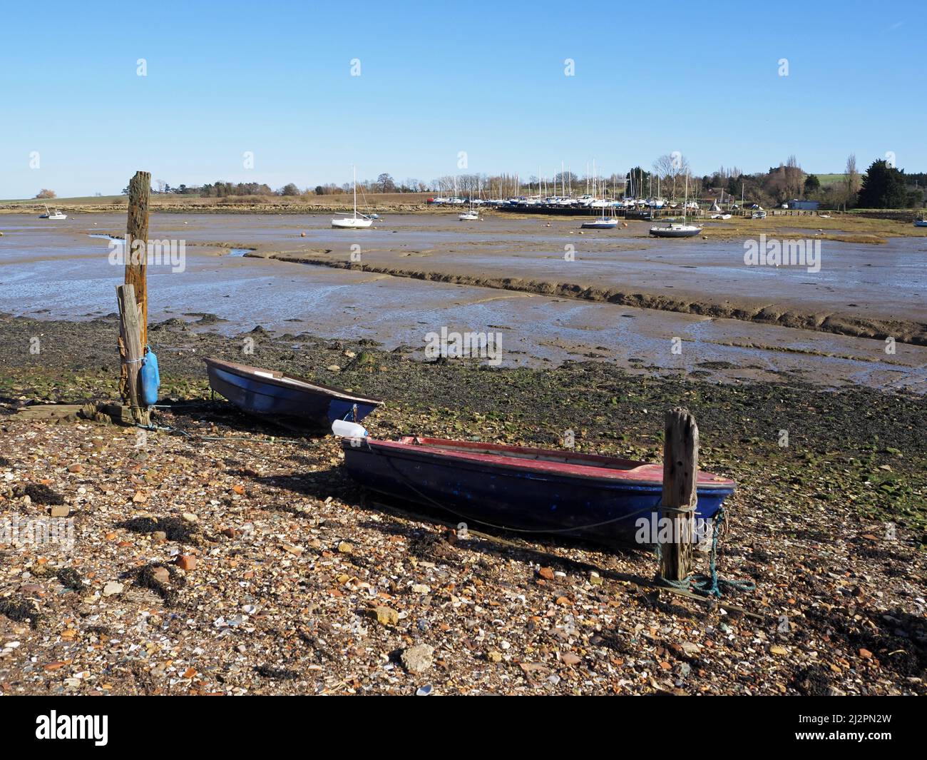 Lower Halstow, village on the River Medway, North Kent, England, UK ...