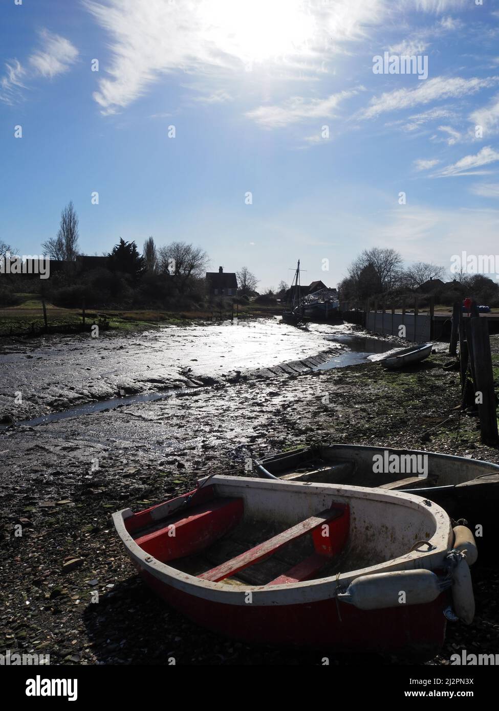 Lower Halstow, village on the River Medway, North Kent, England, UK ...