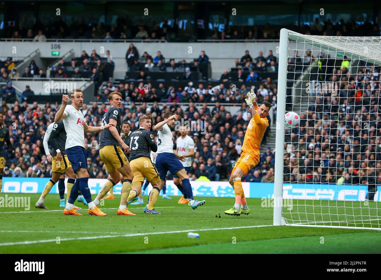 Tottenham Stadium, London England. 3rd Apr, 2022. Premiership football ...