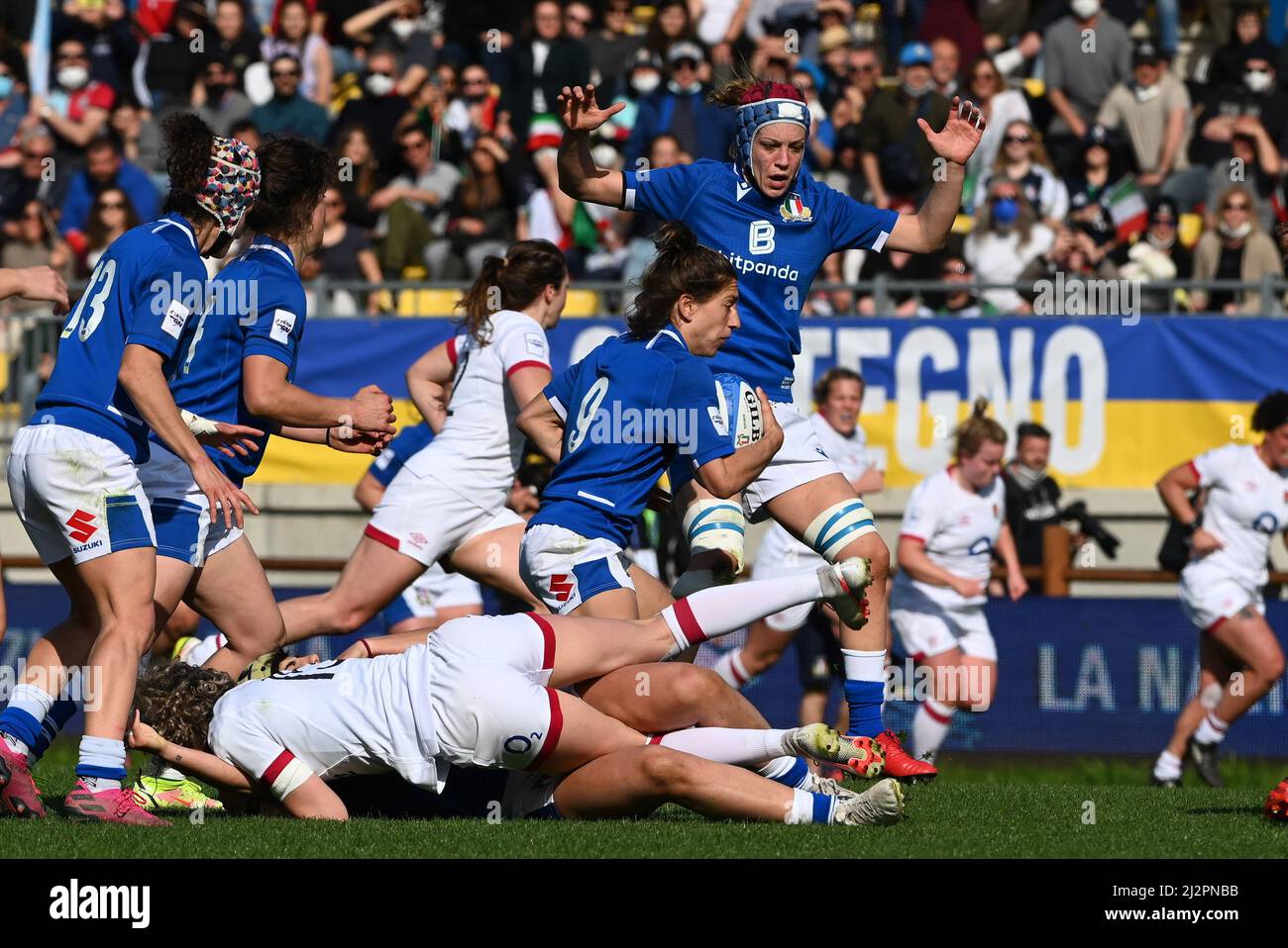 Parma, Italy. 03rd Apr, 2022. Italy vs England, Rugby Six Nations match ...