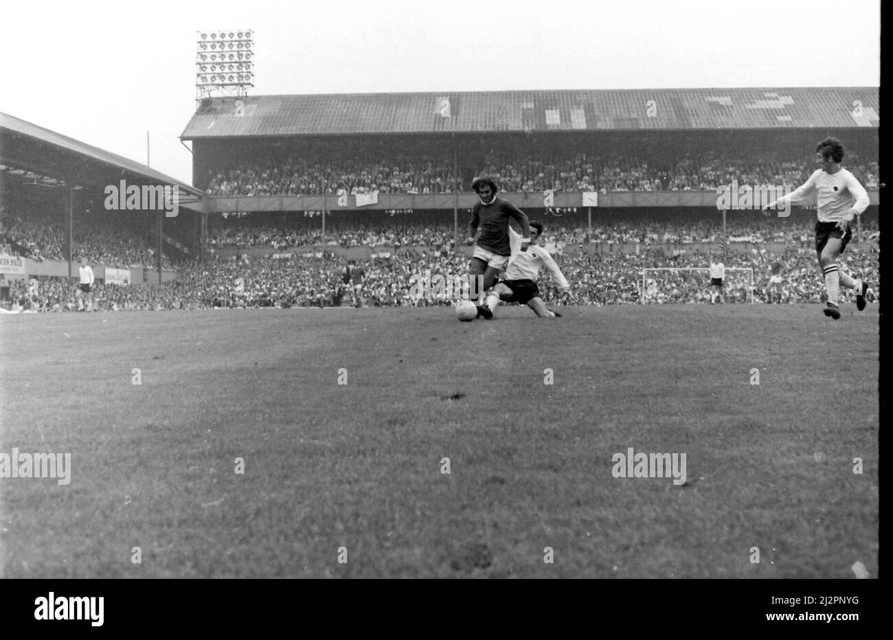 Derby County v Manchester United, Watney Cup Final, 1970 Stock Photo ...