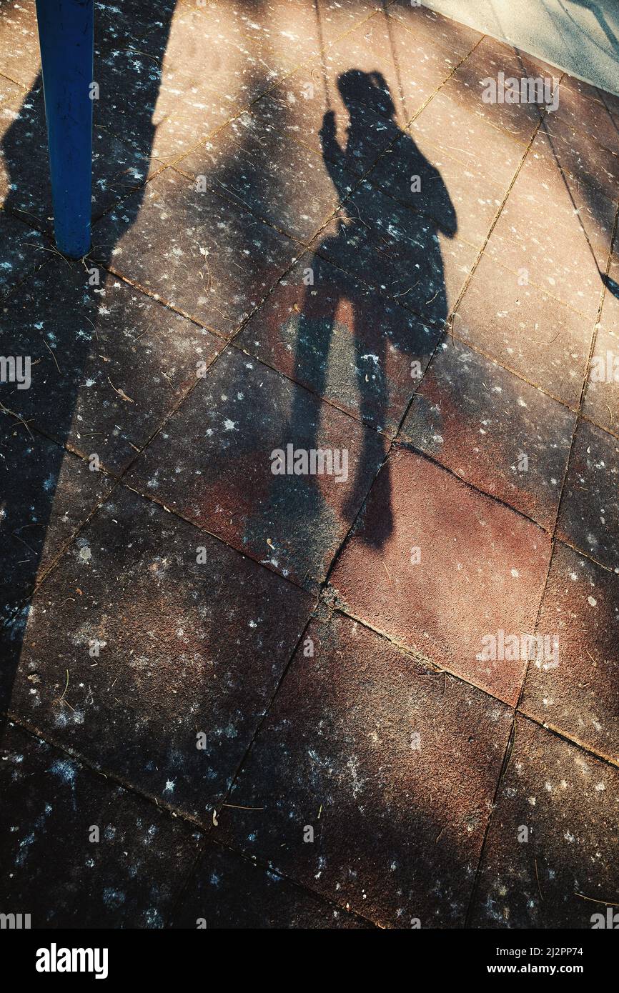 Child swinging on chair hi-res stock photography and images - Alamy