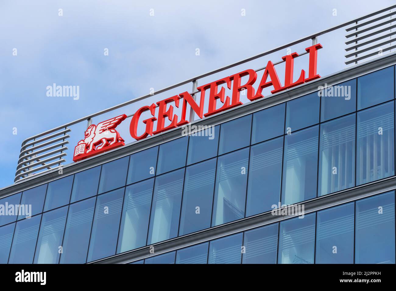 Madrid, Spain - October 10, 2021: Generali Group Headquarter in Madrid ...
