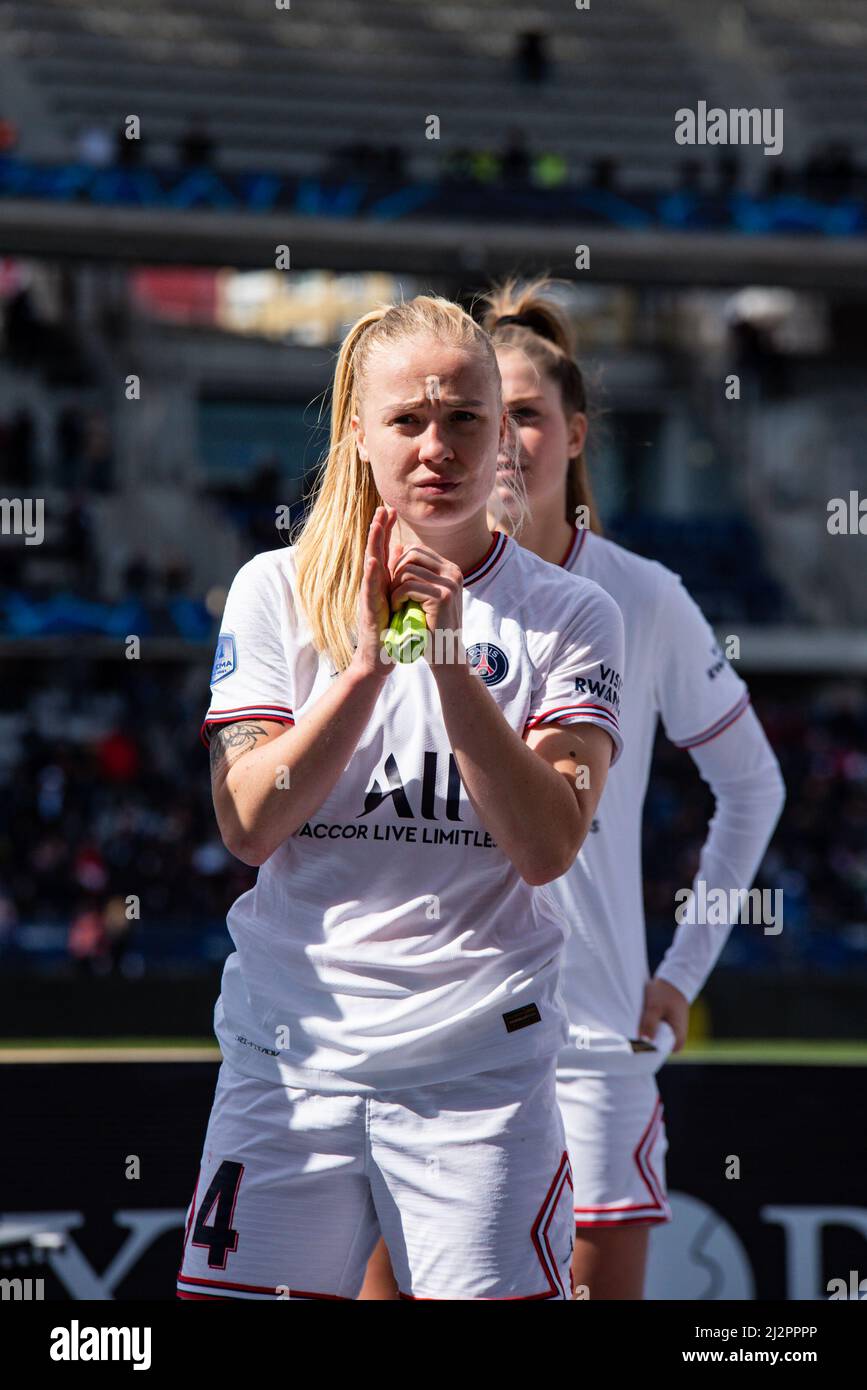 Paulina Dudek of Paris Saint Germain after the Women's French ...