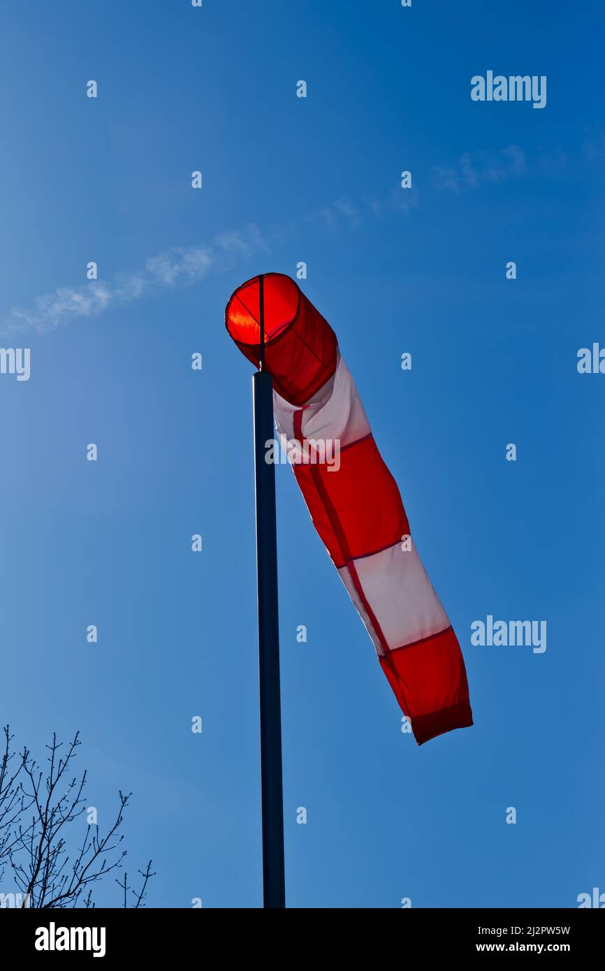Windsock condensation trail hi-res stock photography and images - Alamy