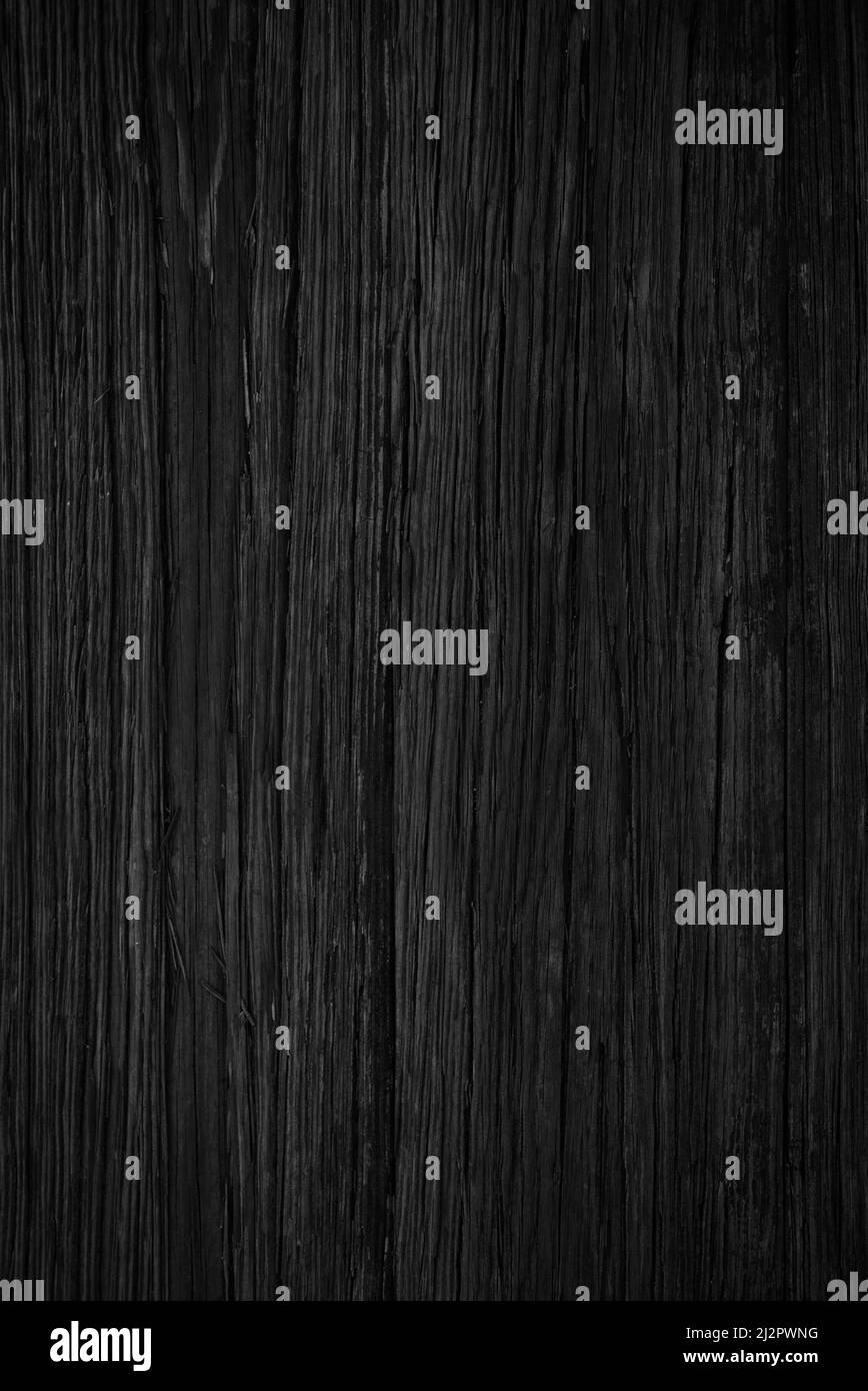 Black gray wood color texture horizontal for background. Surface light ...