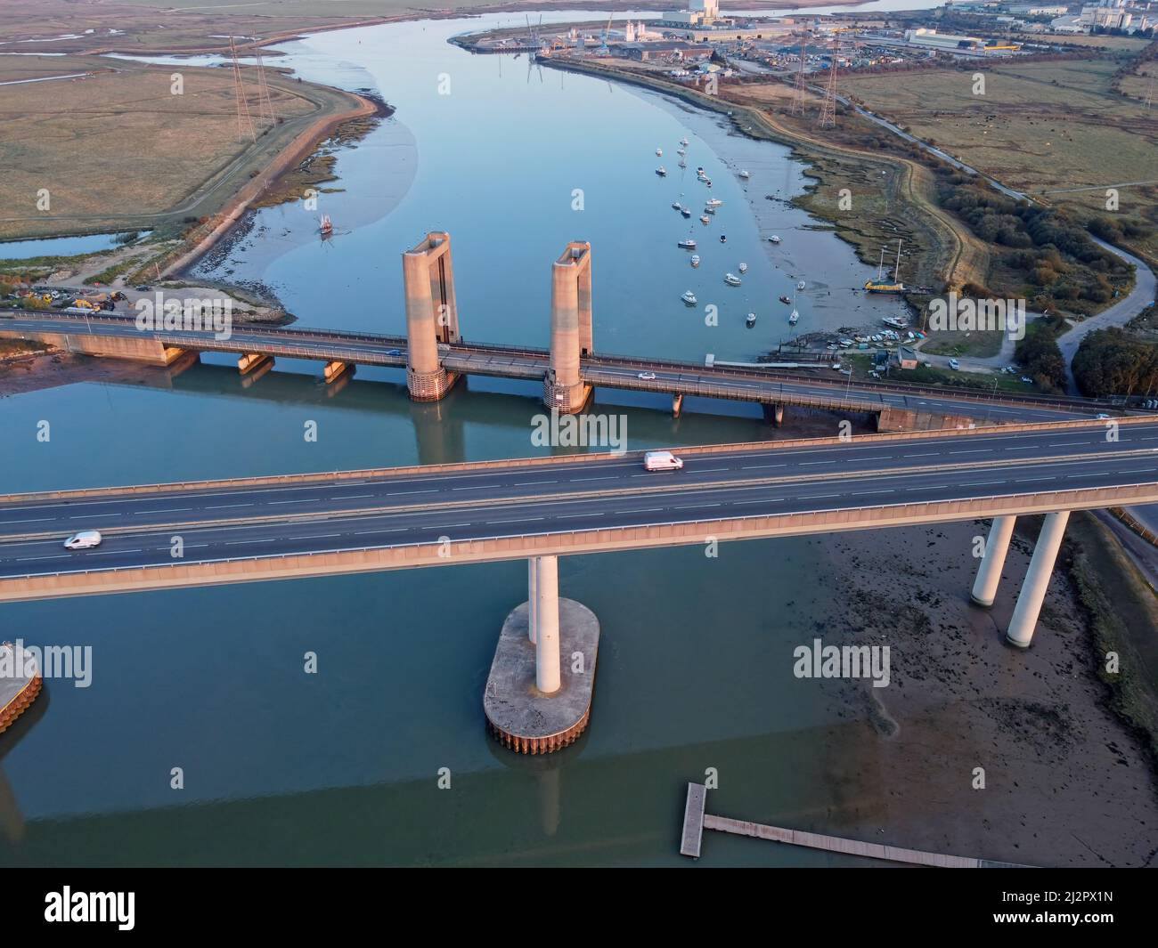 Isle of sheppey aerial hi-res stock photography and images - Alamy