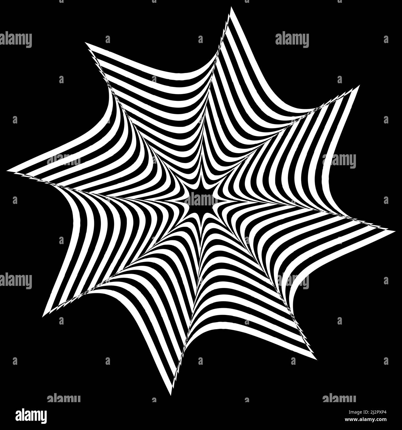 Optical illusion dizzy Black and White Stock Photos & Images - Alamy