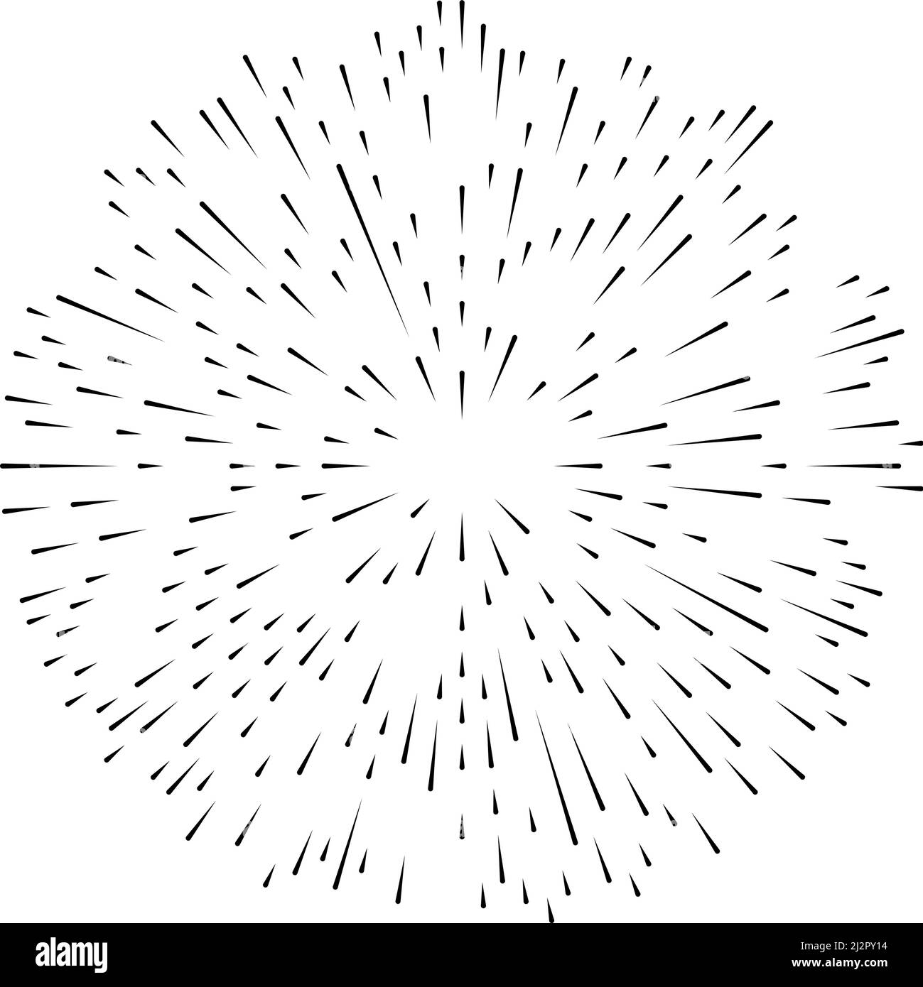 Random radial, circular lines. Abstract geometric circle vector element ...