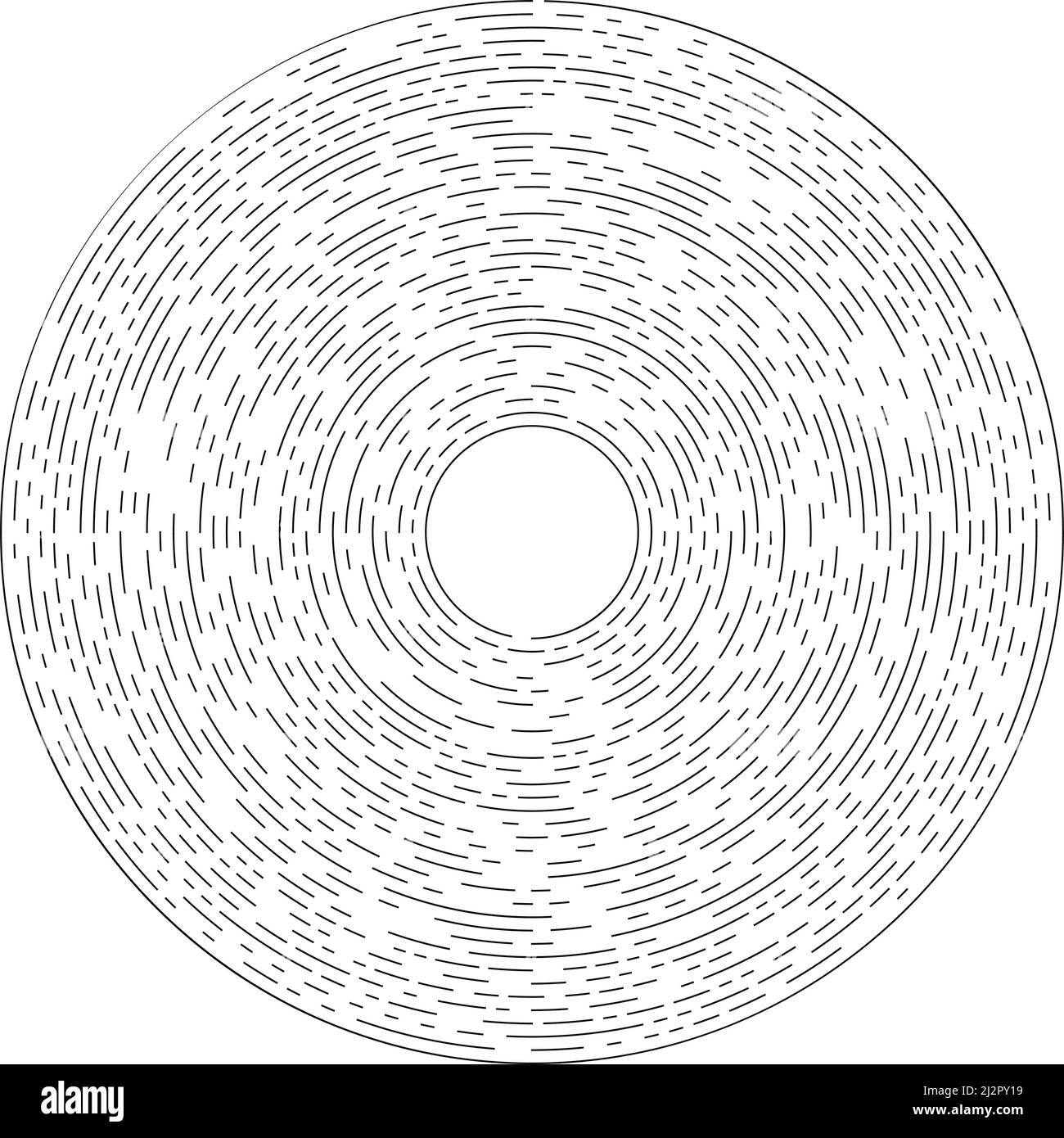 Random radial, circular lines. Abstract geometric circle vector element ...