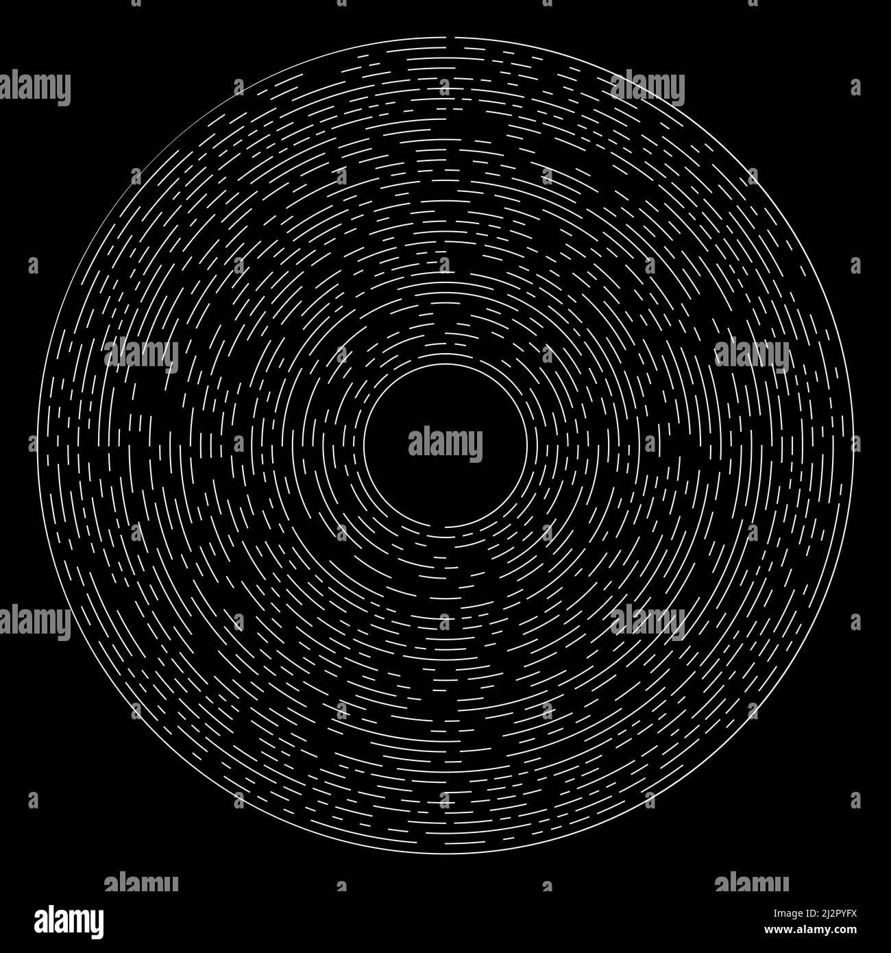 Random radial, circular lines. Abstract geometric circle vector element ...