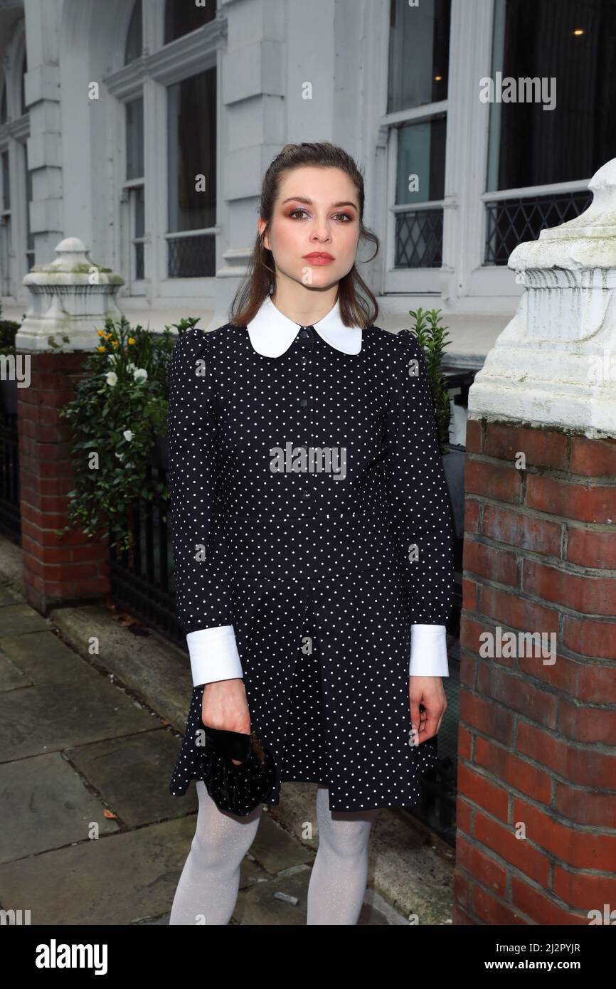 Sophie Cookson seen outside of Paul & Joe show during London Fashion ...