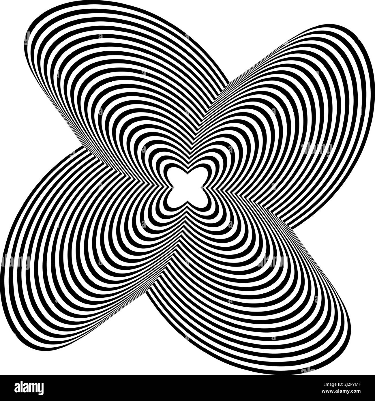 Trippy optical illusion Black and White Stock Photos & Images - Alamy