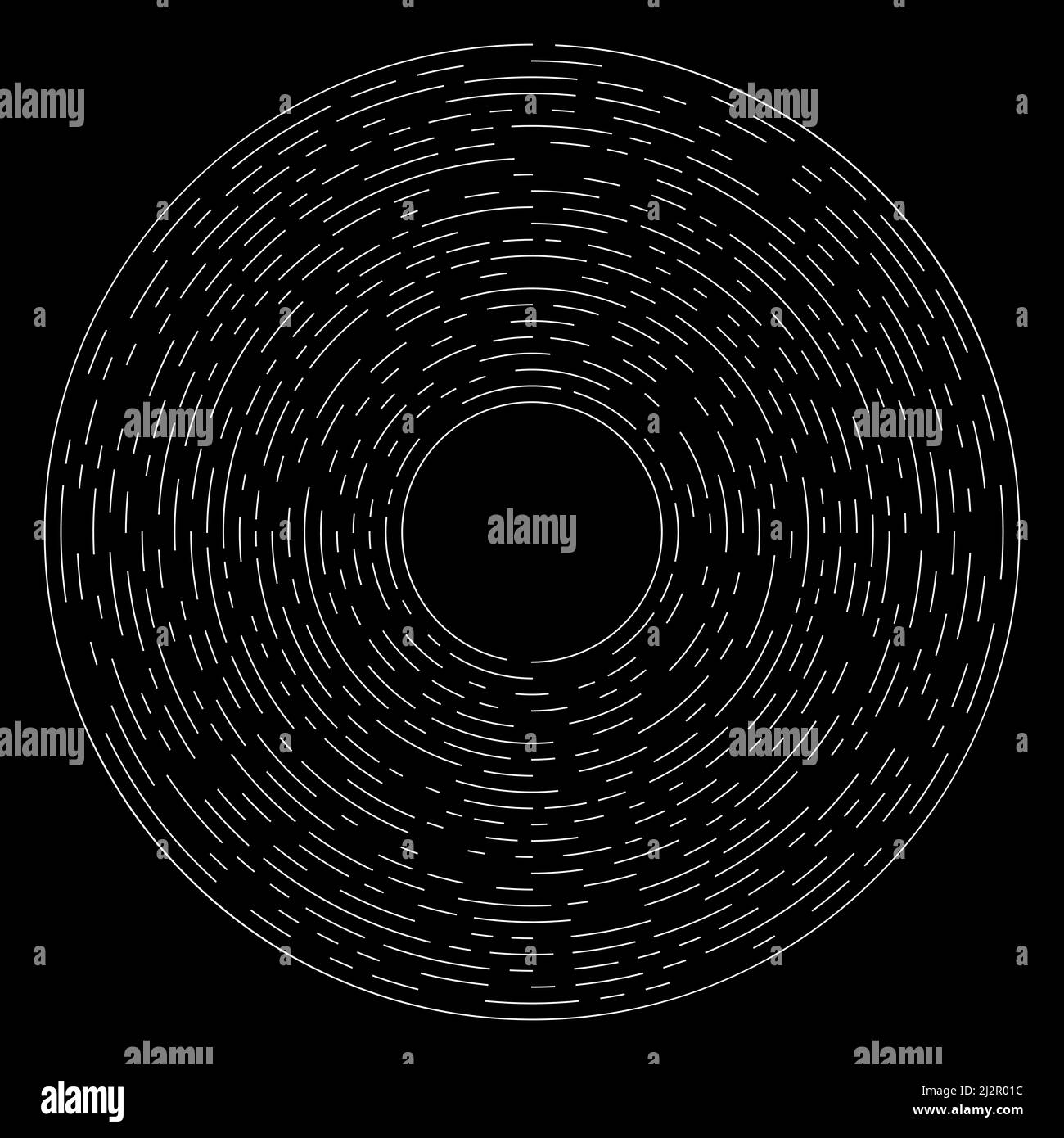 Random radial, circular lines. Abstract geometric circle vector element ...