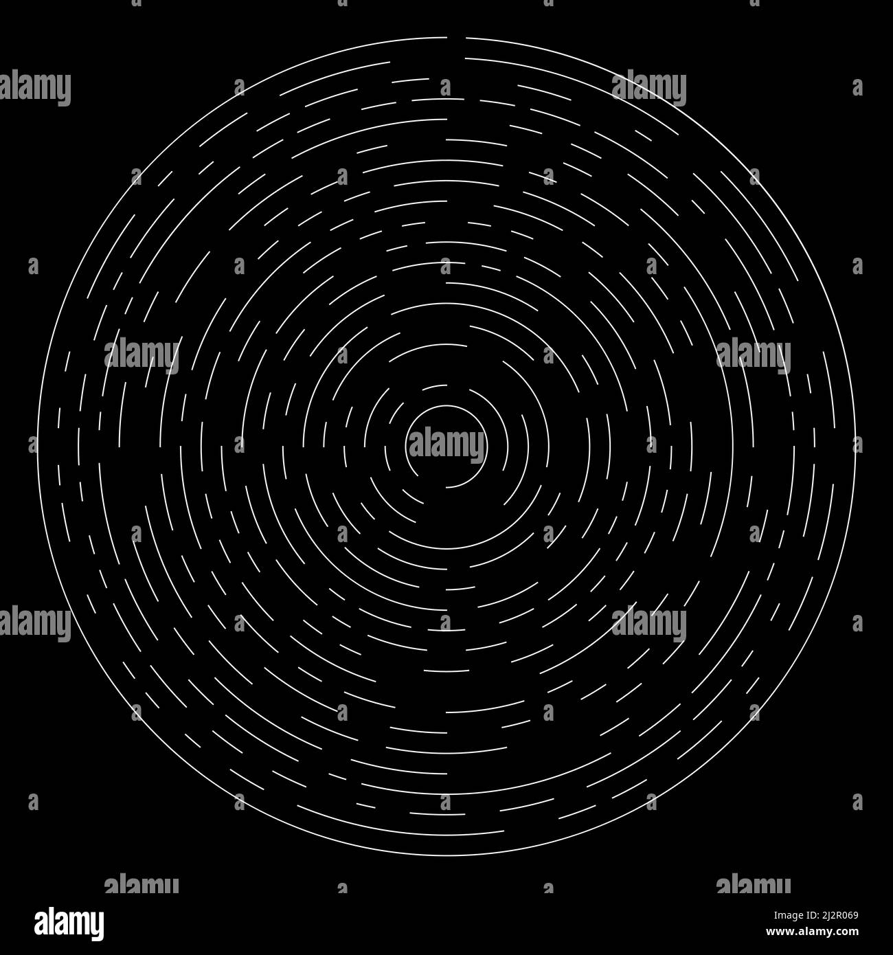 Random radial, circular lines. Abstract geometric circle vector element ...