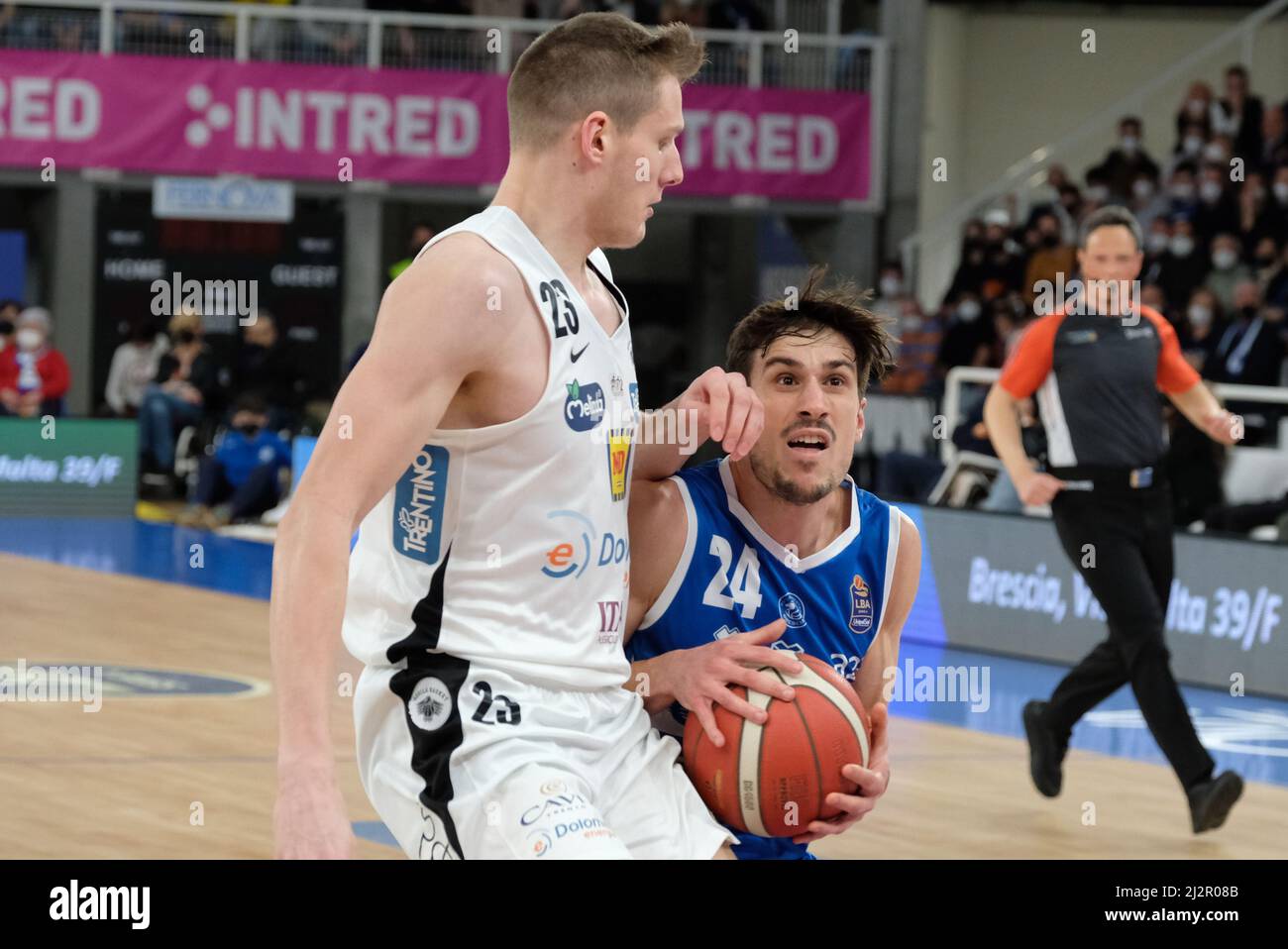 Palaleonessa A2A, Brescia, Italy, April 03, 2022, Tommaso Laquintana ...
