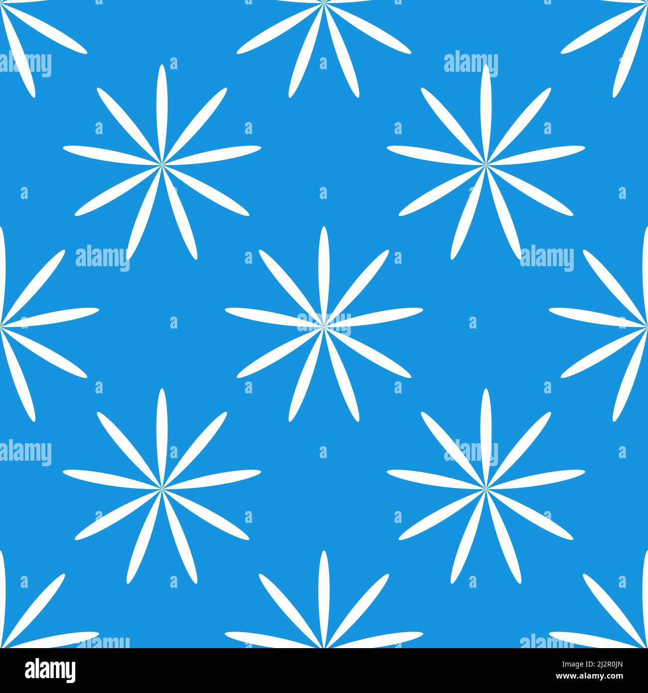 Simple blue flowers, petals seamless, repeatable pattern, background ...