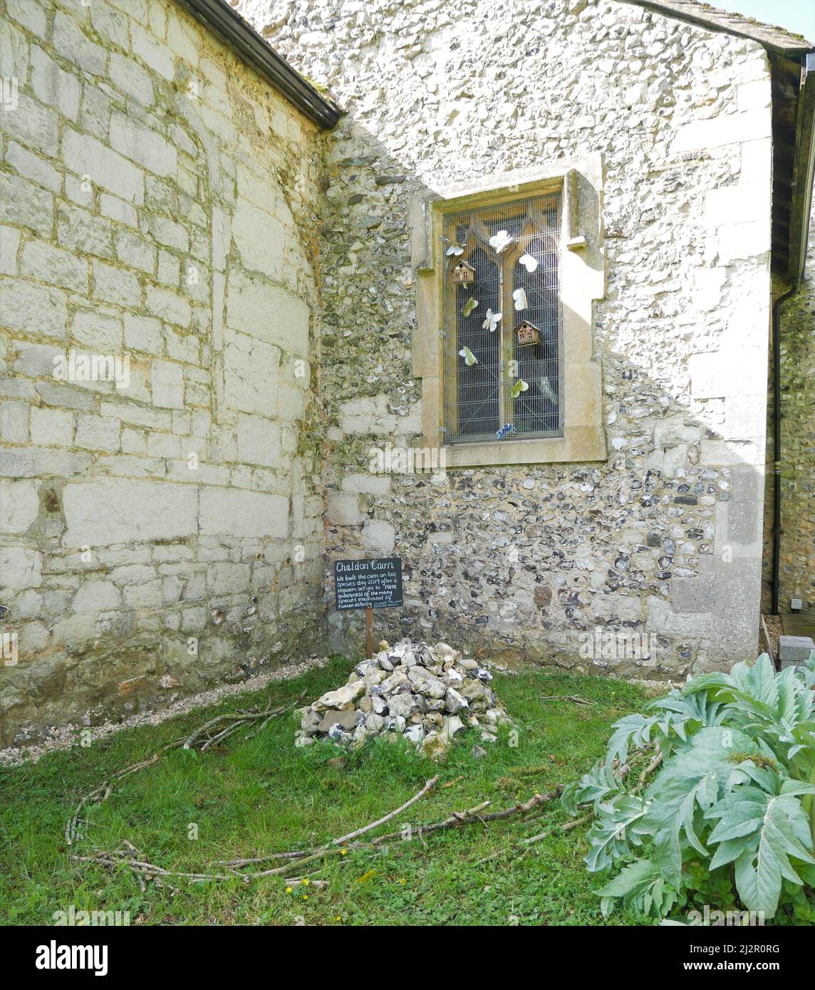 Chaldon church hi-res stock photography and images - Alamy