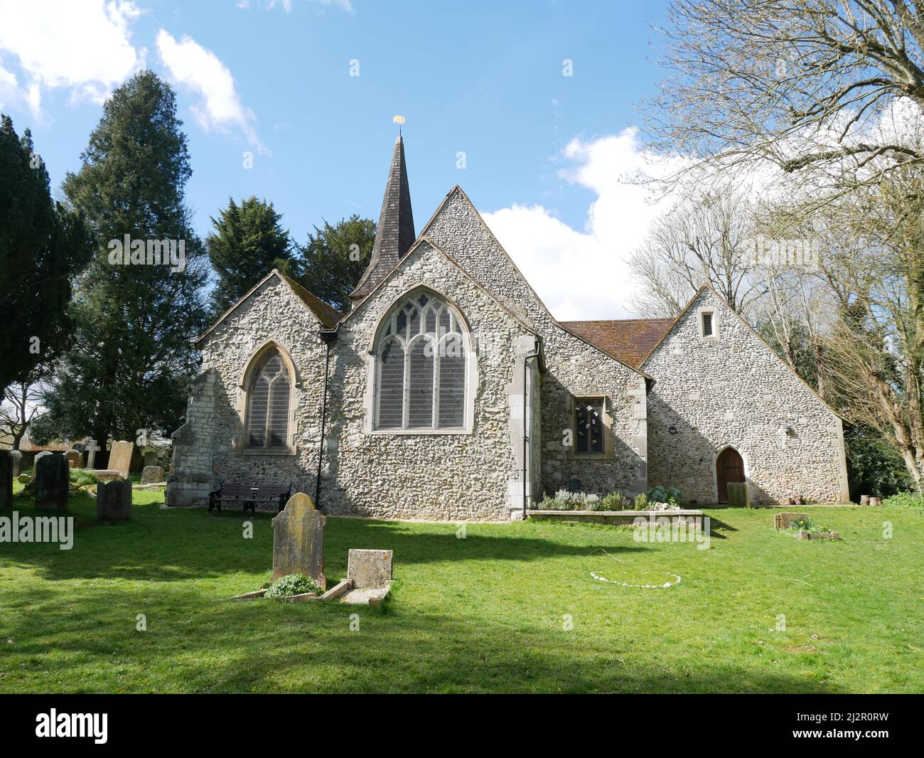 Chaldon Viillage, Surrey, England Stock Photo - Alamy