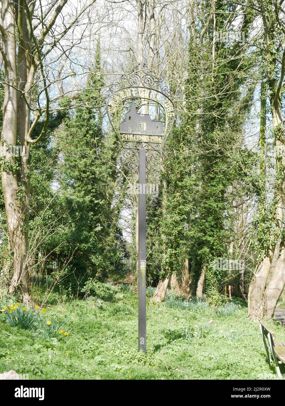 Chaldon Viillage, Surrey, England Stock Photo - Alamy