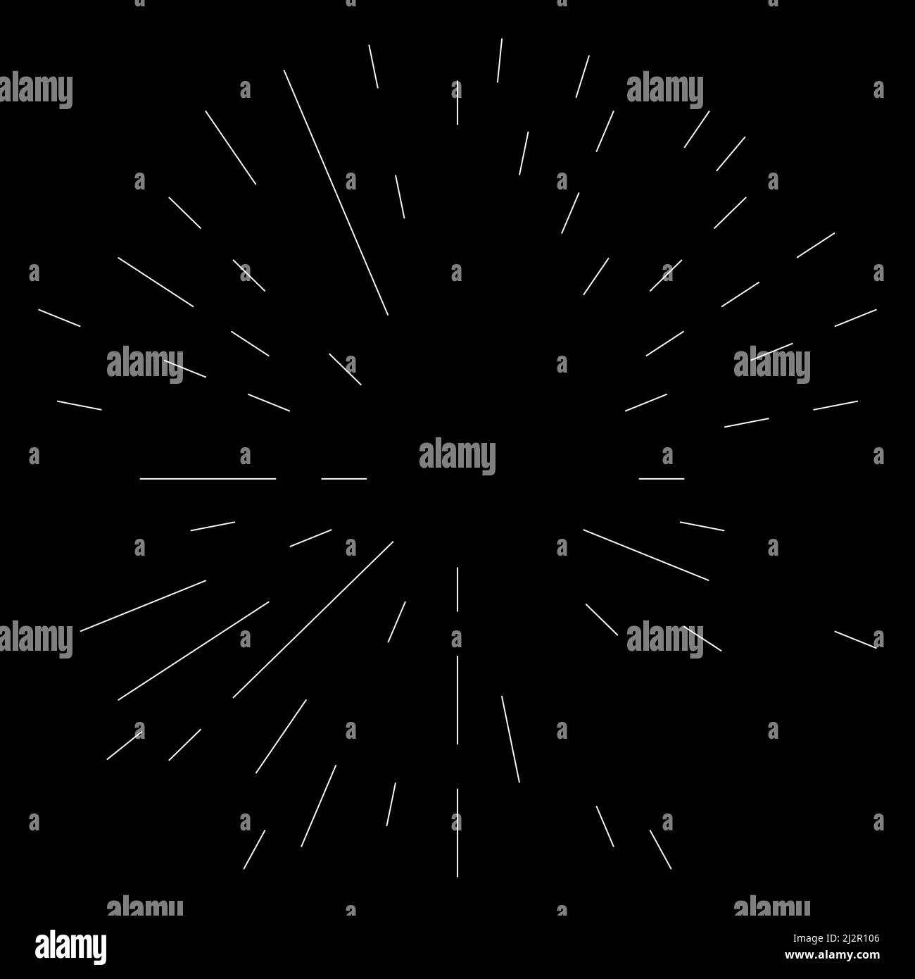 Random radial, circular lines. Abstract geometric circle vector element ...