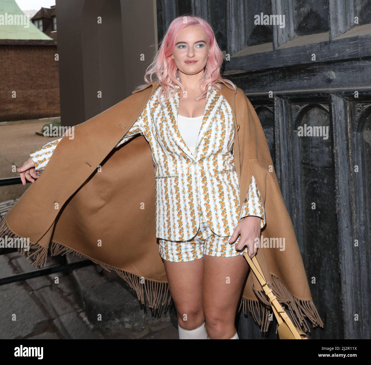 Grace Chatto seen outside of Paul & Joe show during London Fashion Week ...