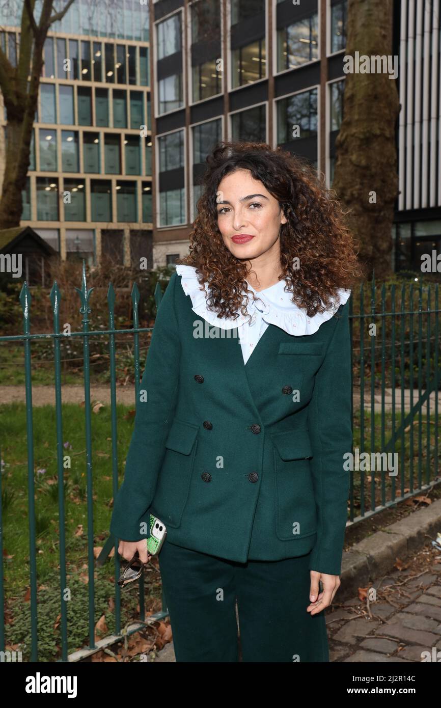 Anna Shaffer seen outside of Paul & Joe show during London Fashion Week ...