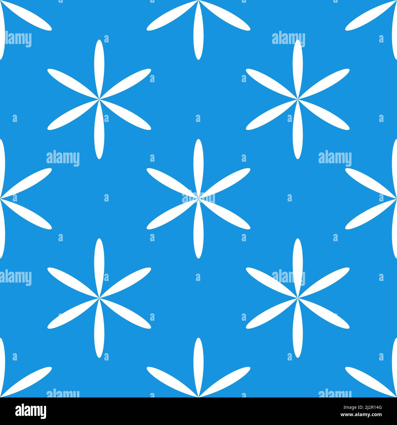 Simple blue flowers, petals seamless, repeatable pattern, background ...