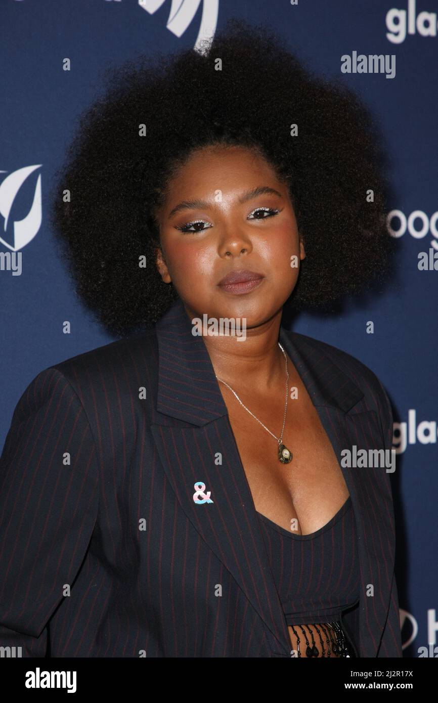 Jordan Hull attends the 33rd Annual GLAAD Media Awards on April 02 ...