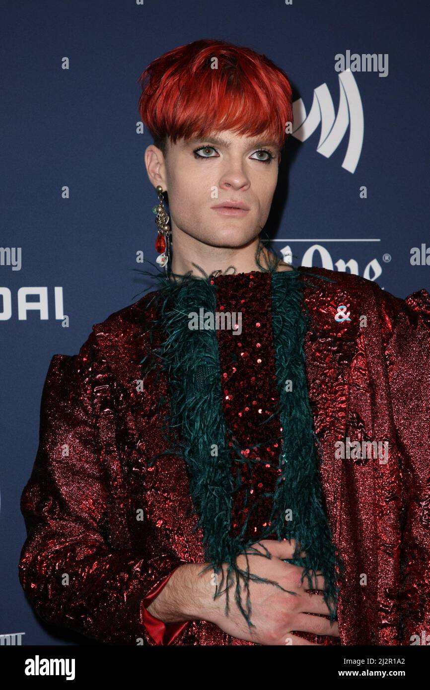 Jake Wesley Rogers attends the 33rd Annual GLAAD Media Awards on April ...