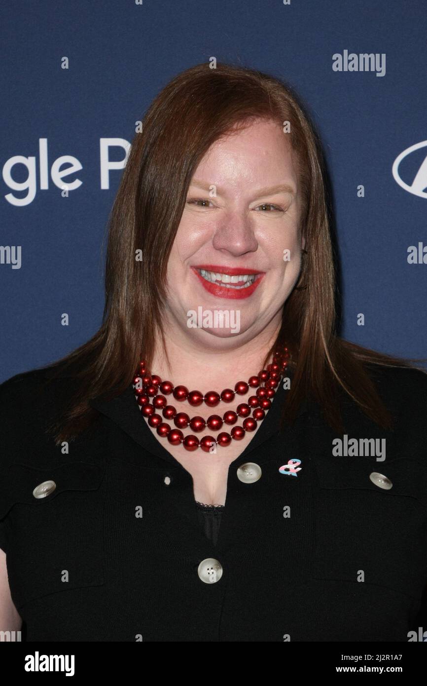 Celeste Pechous attends the 33rd Annual GLAAD Media Awards on April 02 ...