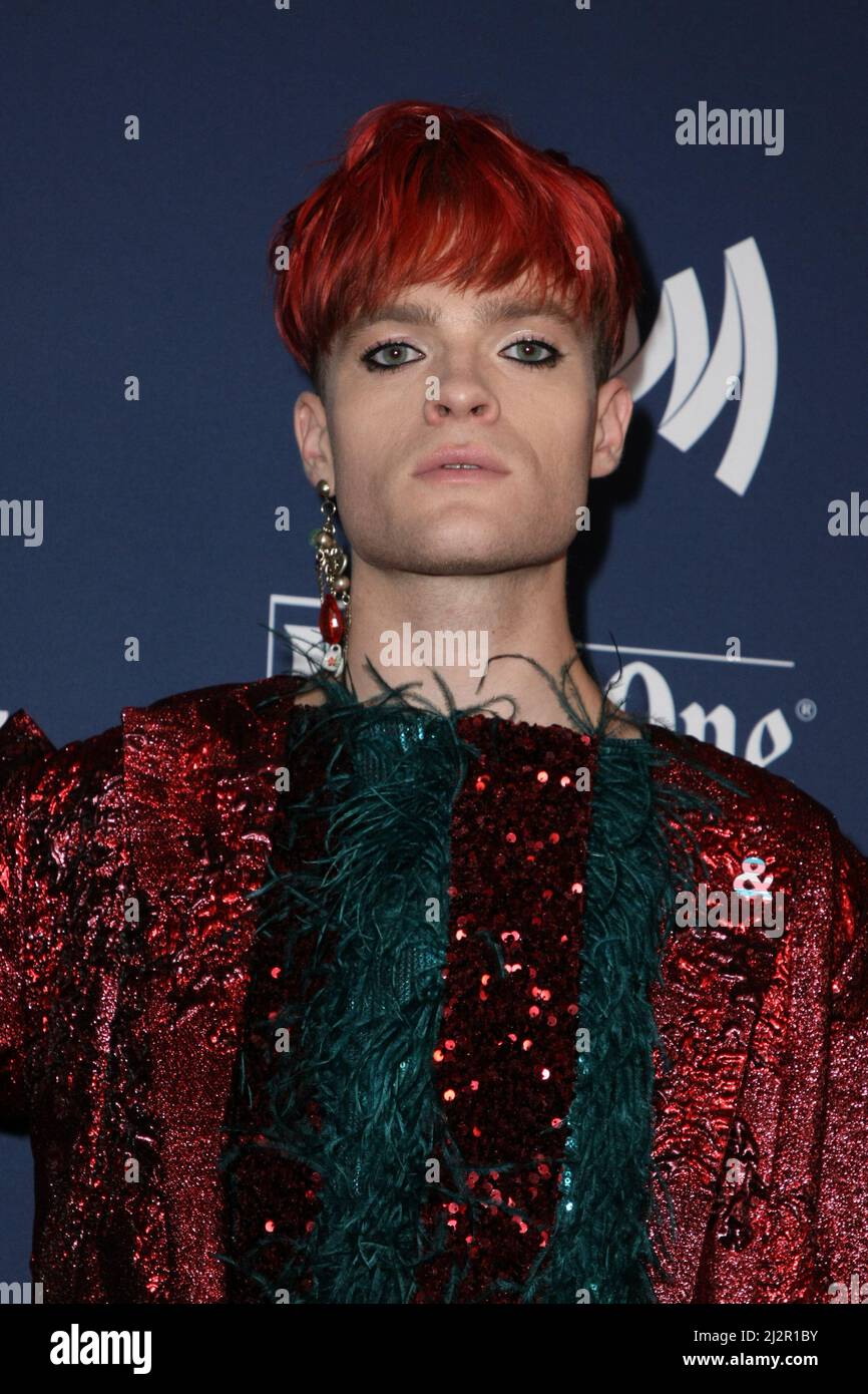 Jake Wesley Rogers attends the 33rd Annual GLAAD Media Awards on April ...