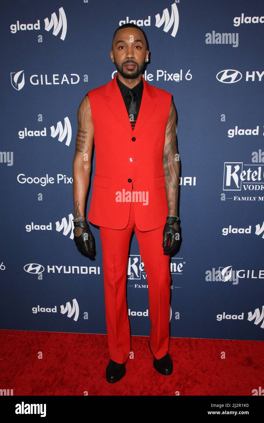 George M. Johnson attends the 33rd Annual GLAAD Media Awards on April ...