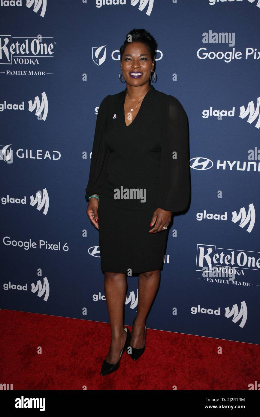 Pamela Stewart attends the 33rd Annual GLAAD Media Awards on April 02 ...