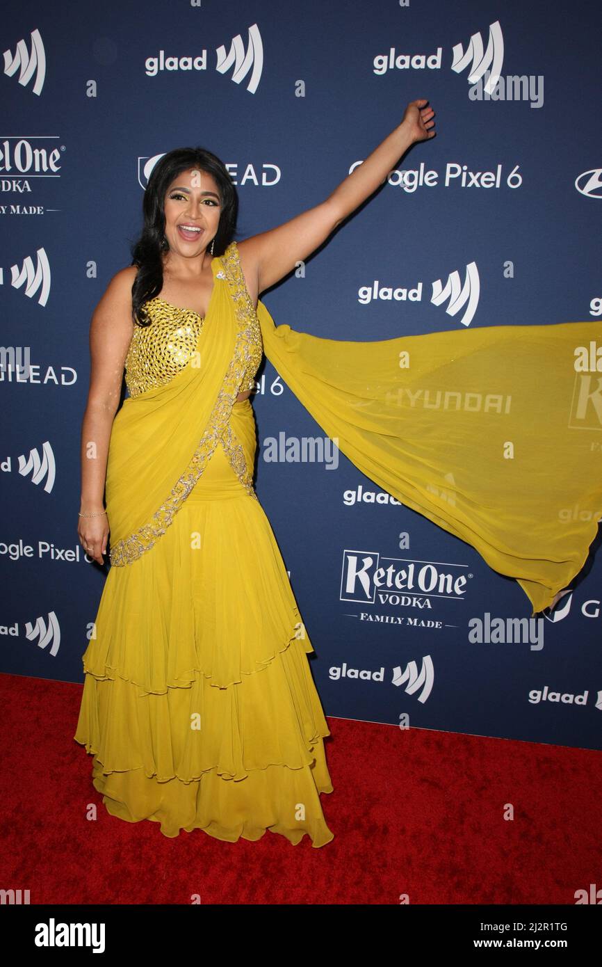 Punam Patel attends the 33rd Annual GLAAD Media Awards on April 02 ...