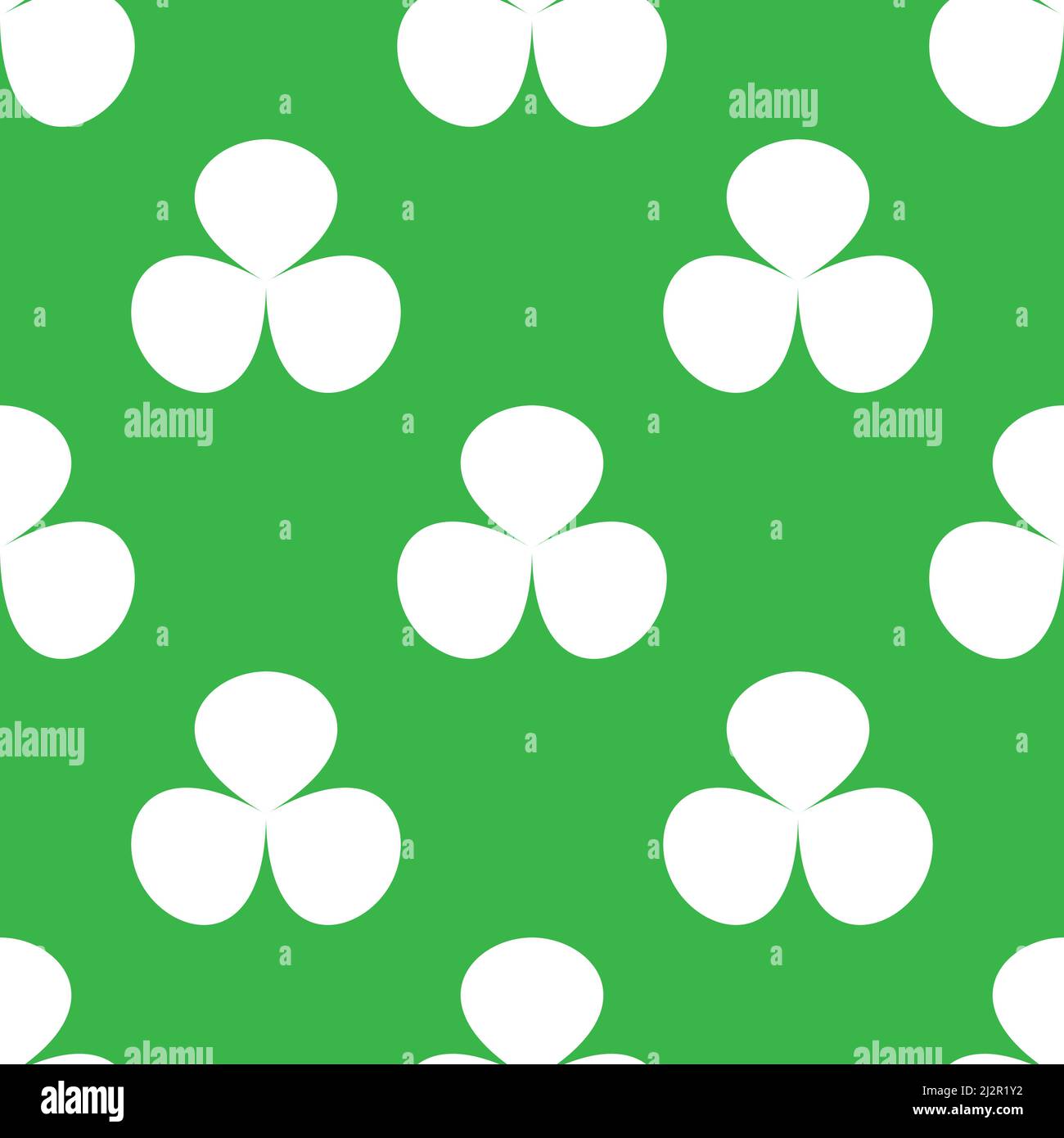 Simple green flowers, petals seamless, repeatable pattern, background ...