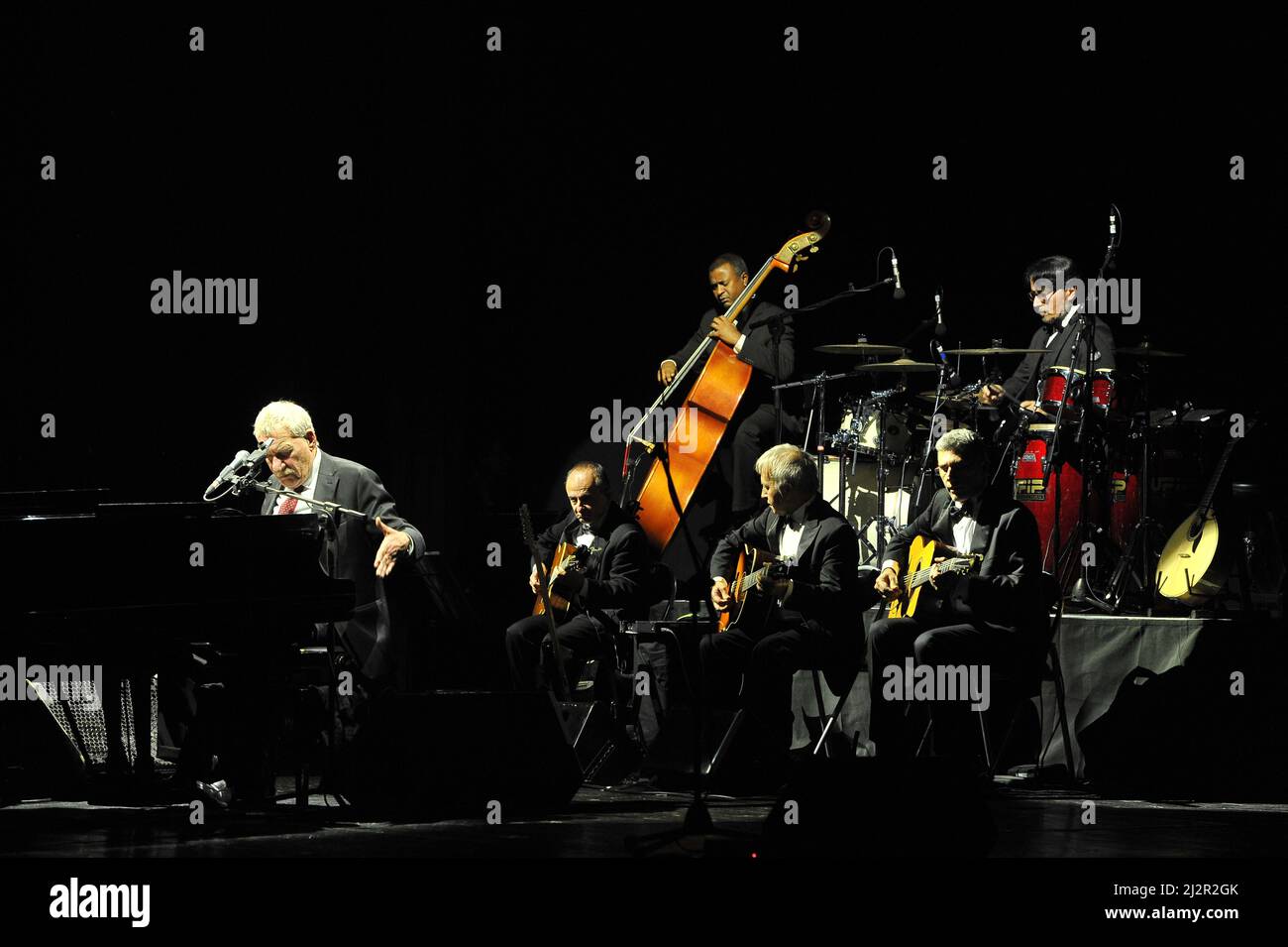 Paolo Conte in live concert Stock Photo - Alamy