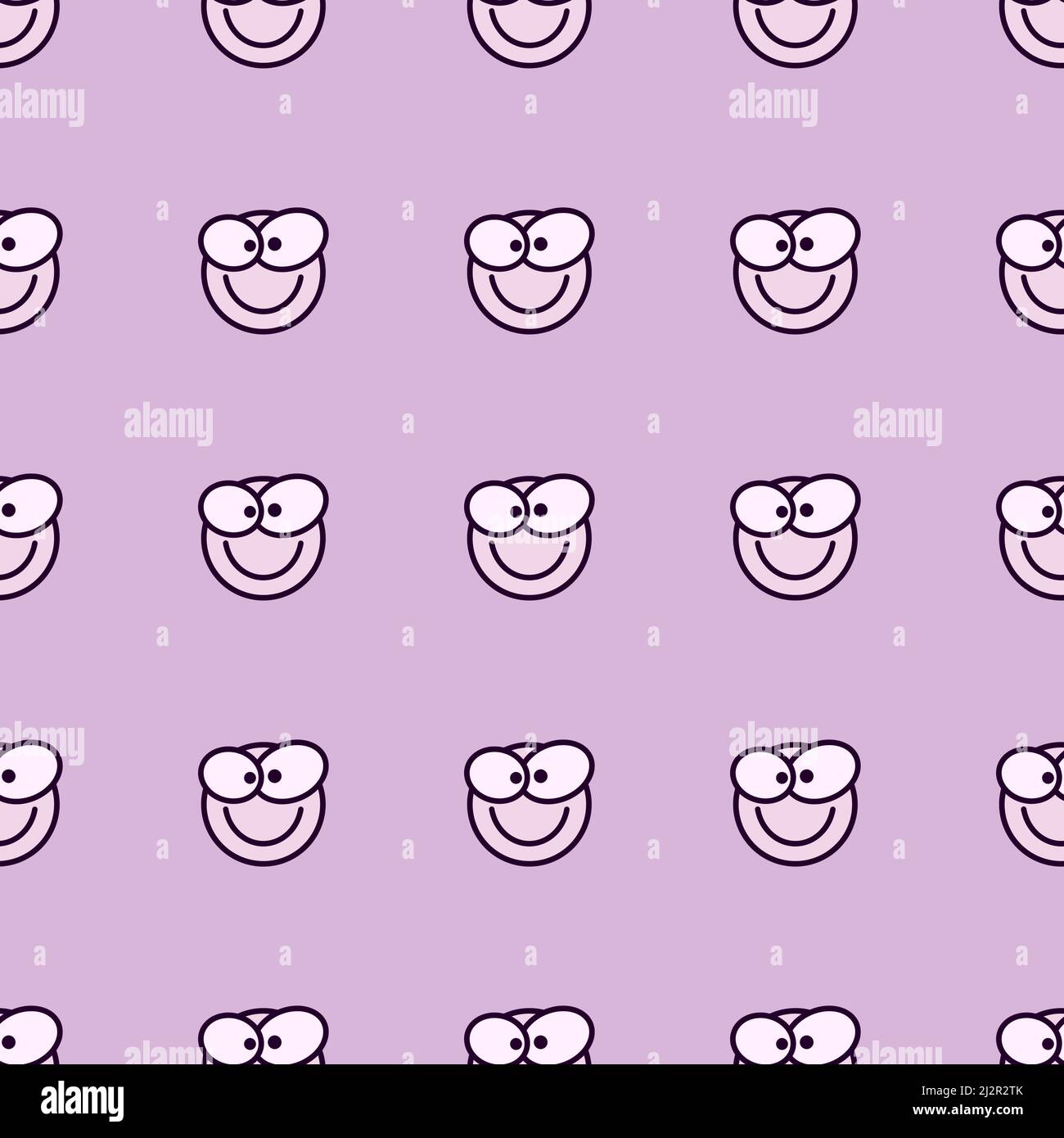 Cartoon seamless face pattern for packaging and gifts and cards and ...