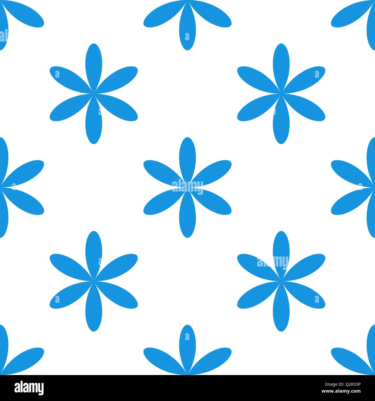 Simple blue flowers, petals seamless, repeatable pattern, background ...