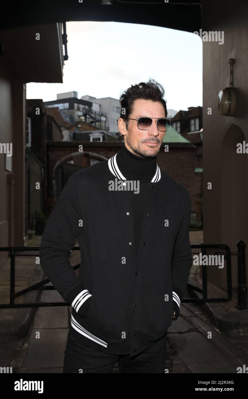 David Gandy seen outside of Paul & Joe show during London Fashion Week ...