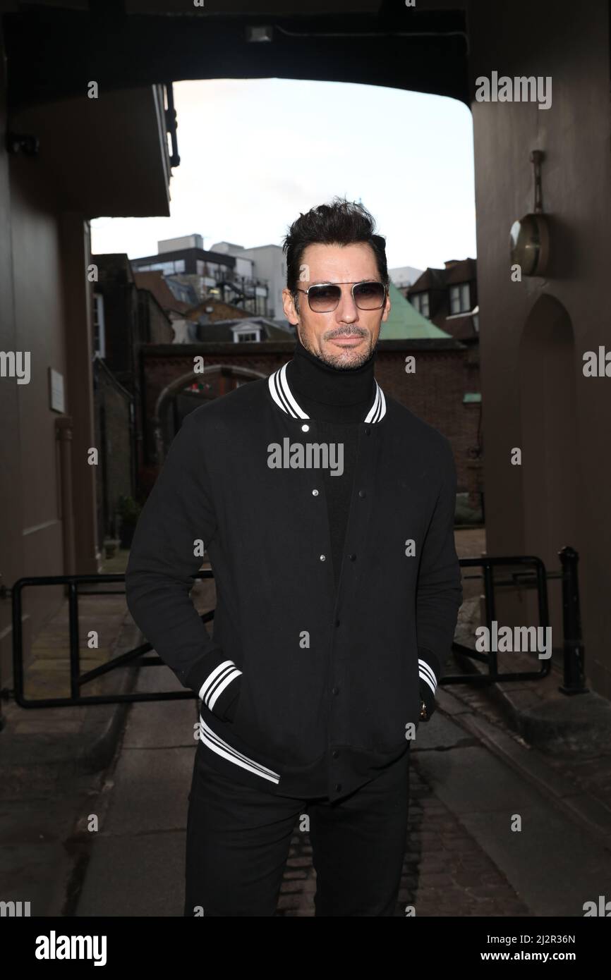 David Gandy seen outside of Paul & Joe show during London Fashion Week ...