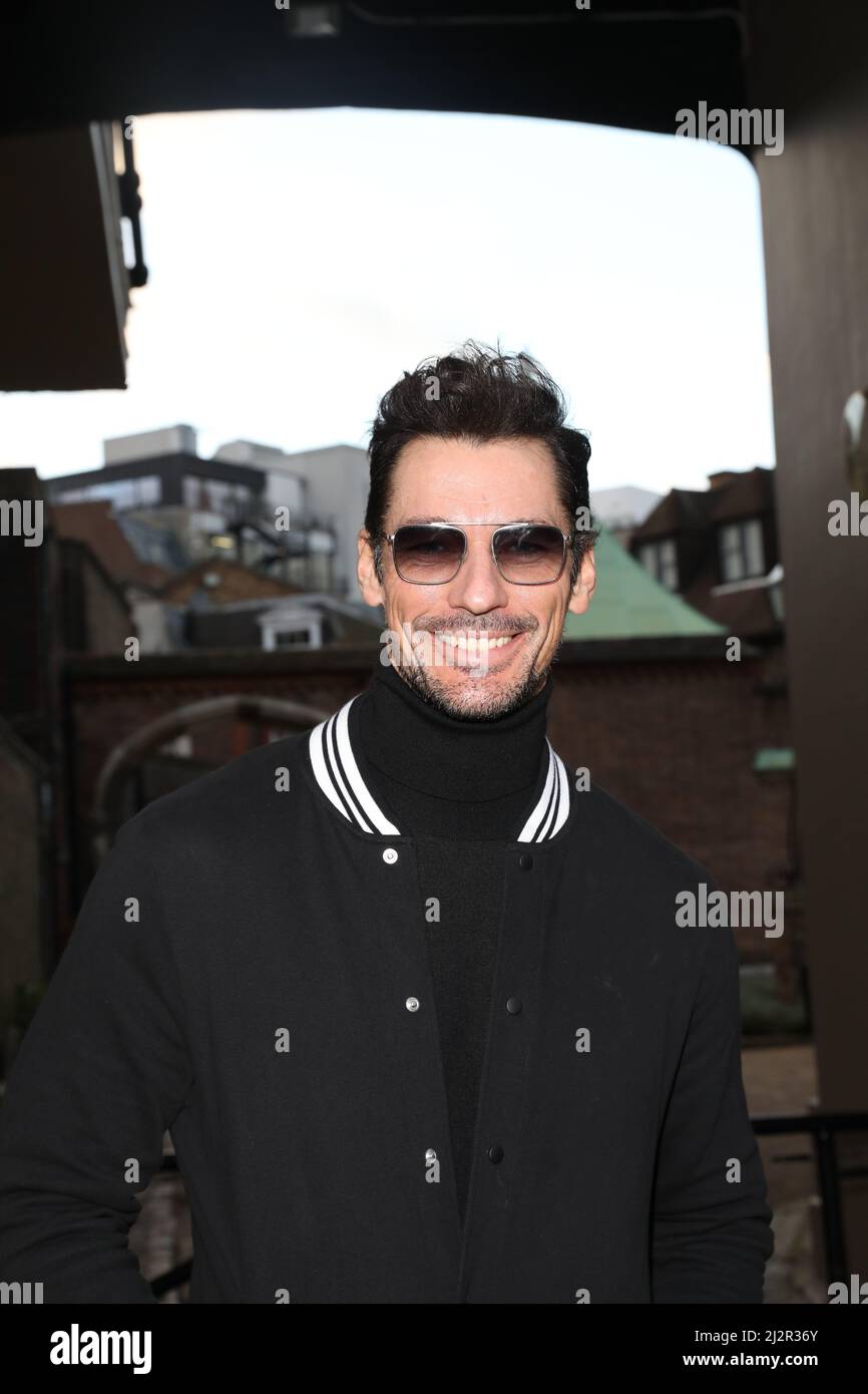 David Gandy seen outside of Paul & Joe show during London Fashion Week ...