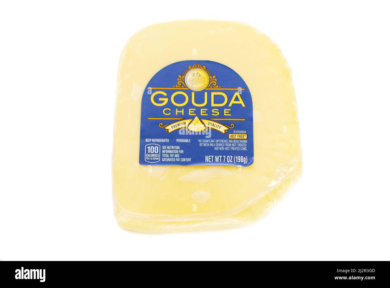 Emporium Selection Brand Premium Gouda Cheese Stock Photo - Alamy