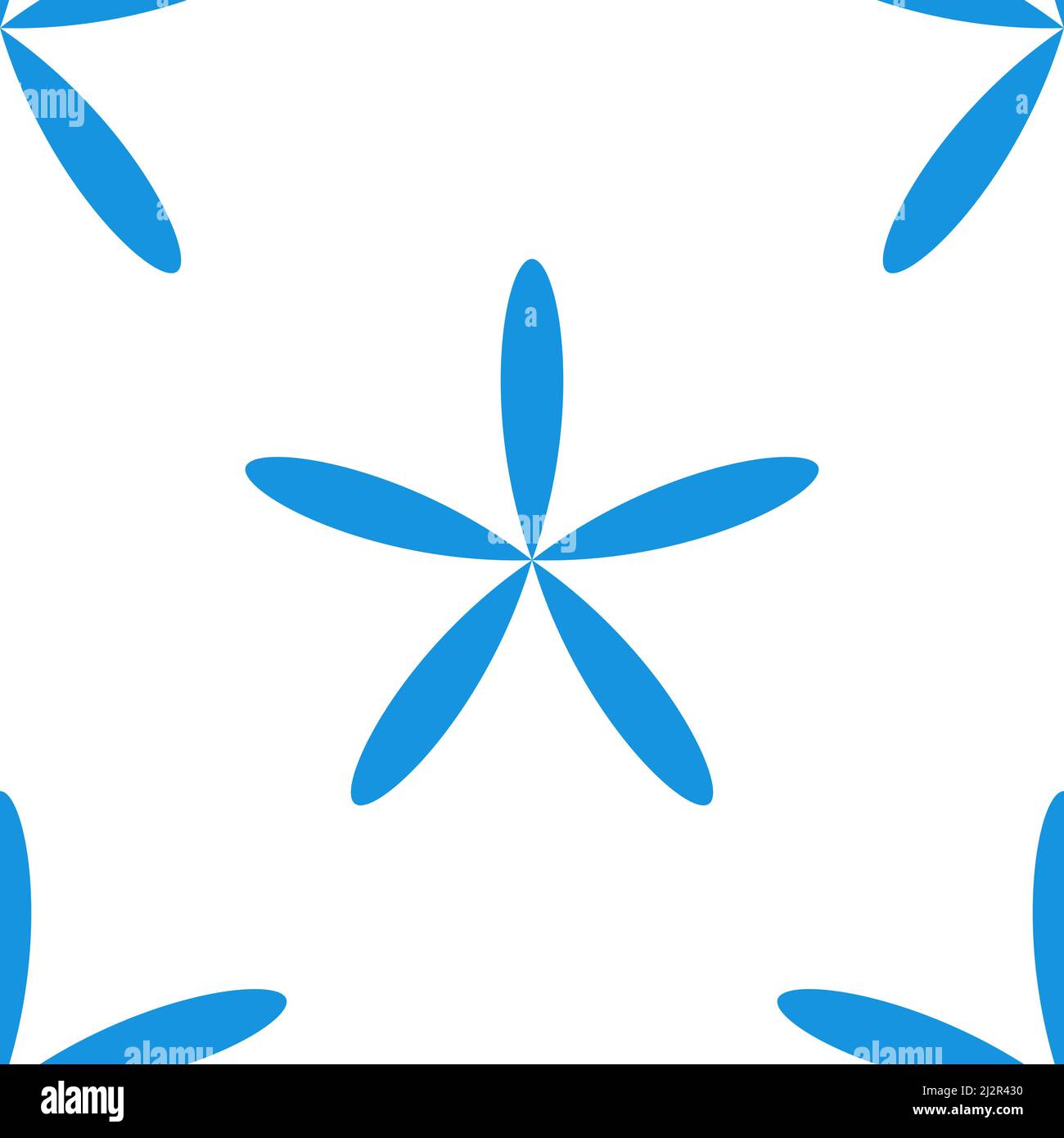 Simple blue flowers, petals seamless, repeatable pattern, background ...