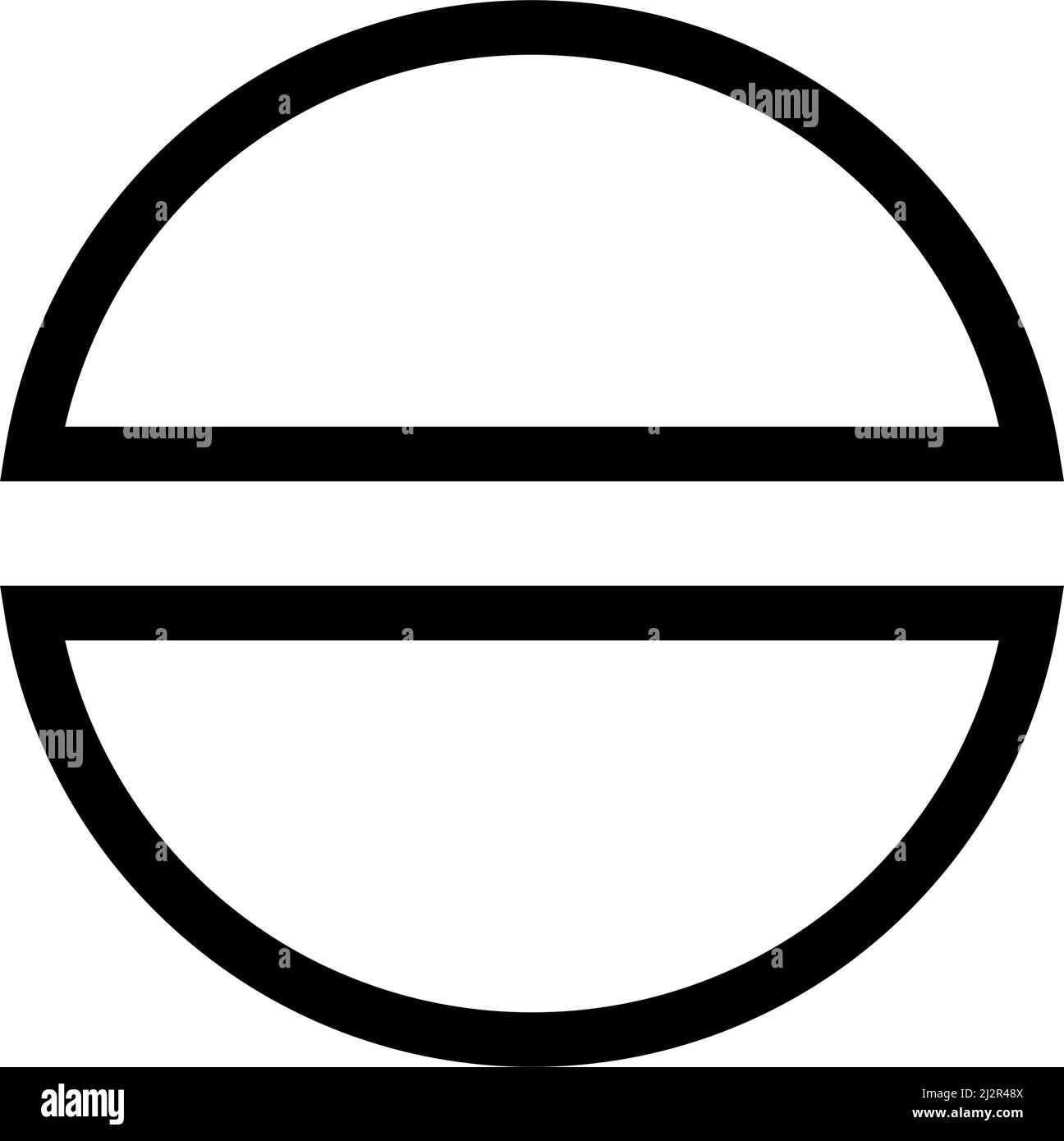 Abstract circle, circular geometric graphic, icon and symbol. Radial ...