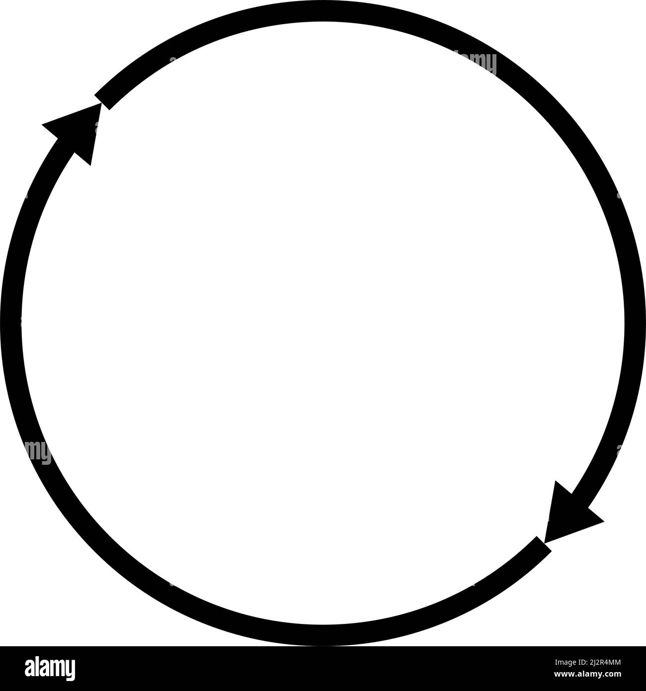 Circular, circle arrows as repetion, recycle, cycle icon, symbol. Stock ...