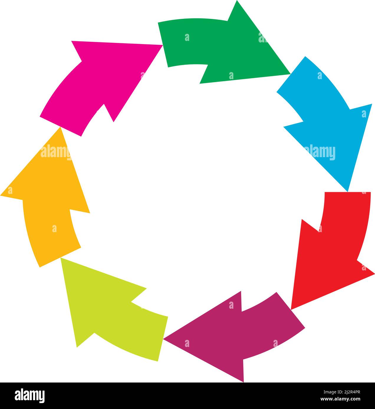 Circular, circle arrows as repetion, recycle, cycle icon, symbol. Stock ...